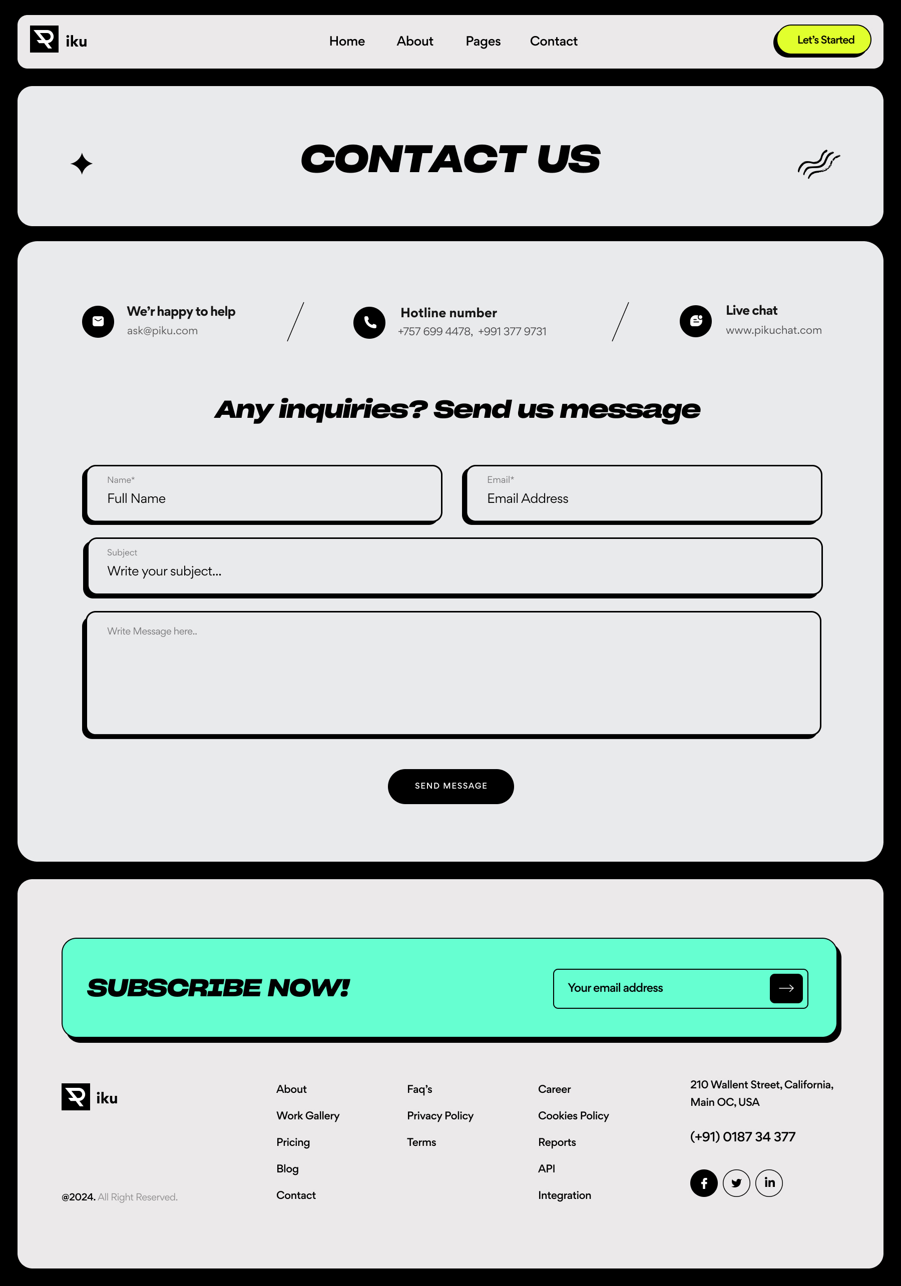 Piku - Creative Saas & Software Figma Template by CreativeGigs | ThemeForest